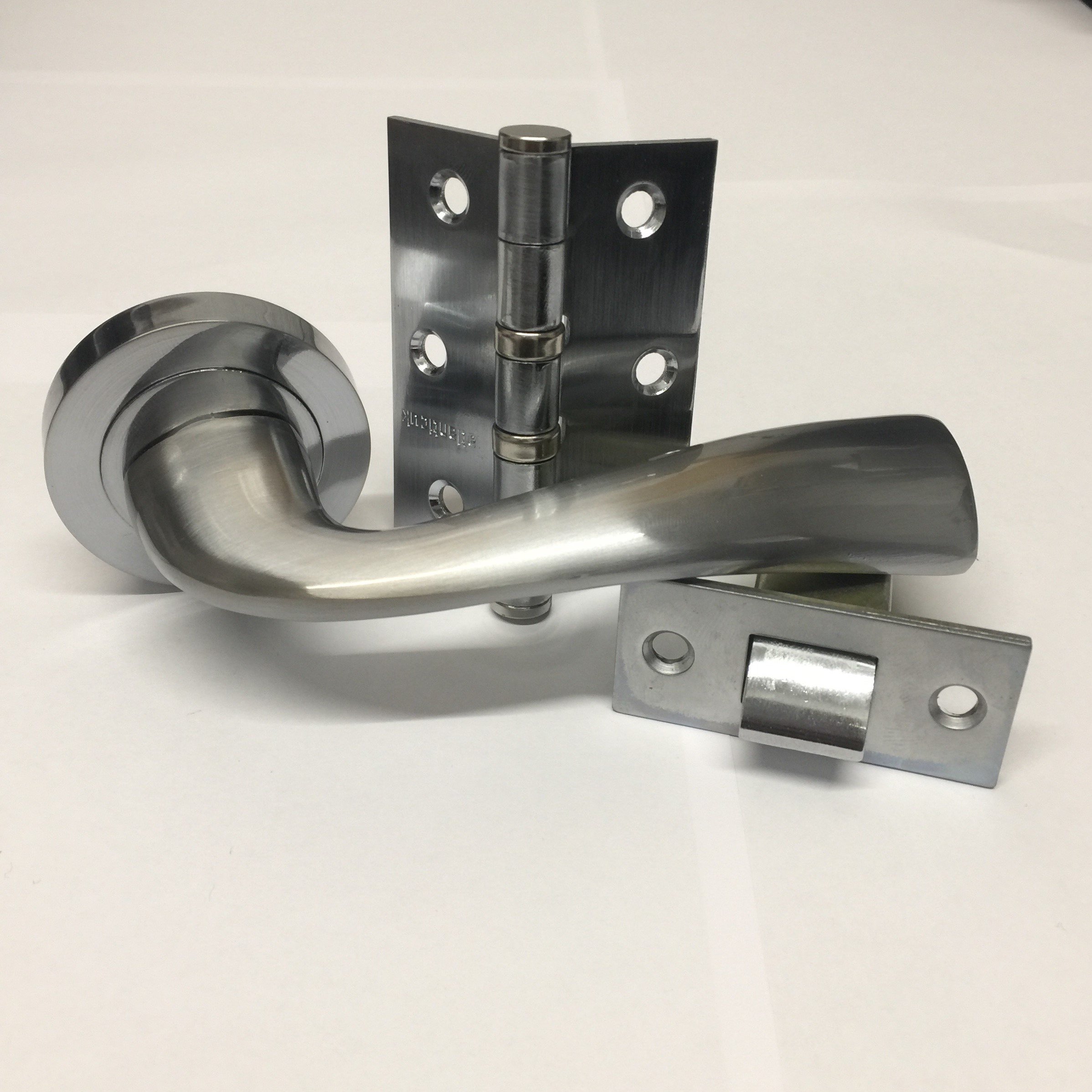 Atlantic Handles Wave Satin Chrome Latch Pack for Internal Doors – MODA ...