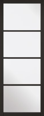 LPD Internal Industrial Style Soho Door with Clear Glass – MODA Doors