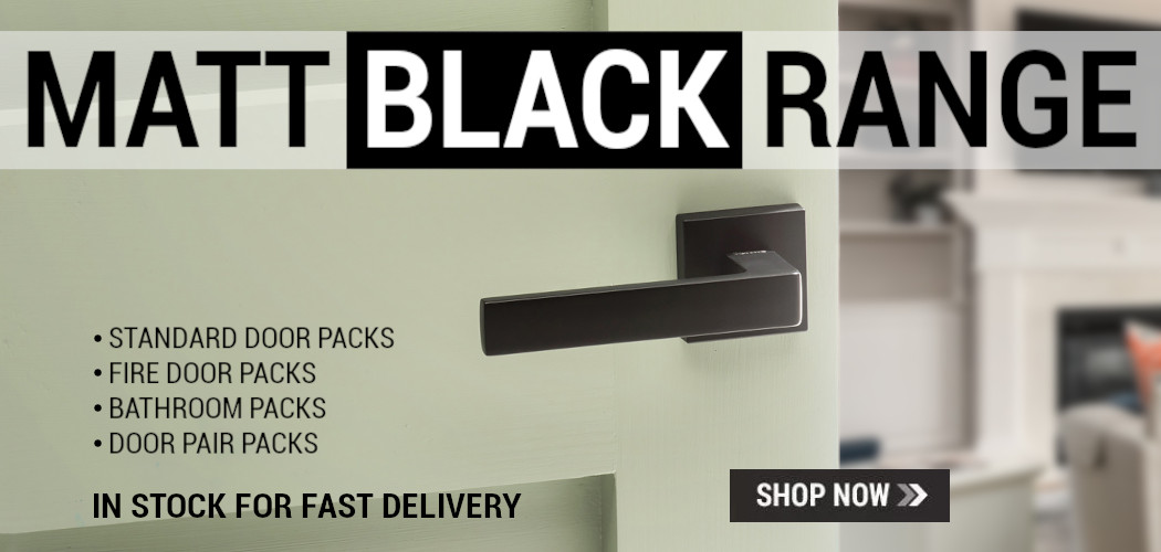 Matt Black Handle Packs promo – MODA Doors