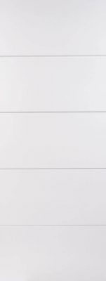 LPD Internal Smooth Horizontal 4 Line Moulded Door – MODA Doors