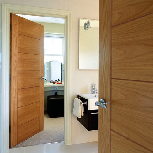 JB Kind Pre-Finished Oak Palomino Fire Door – MODA Doors